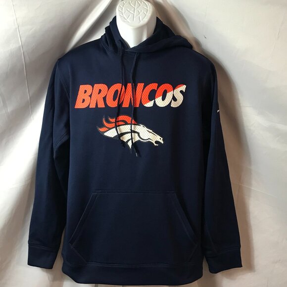 Nike | Shirts | Nike Denver Broncos Nfl Therma Fit Activewear Athletic ...